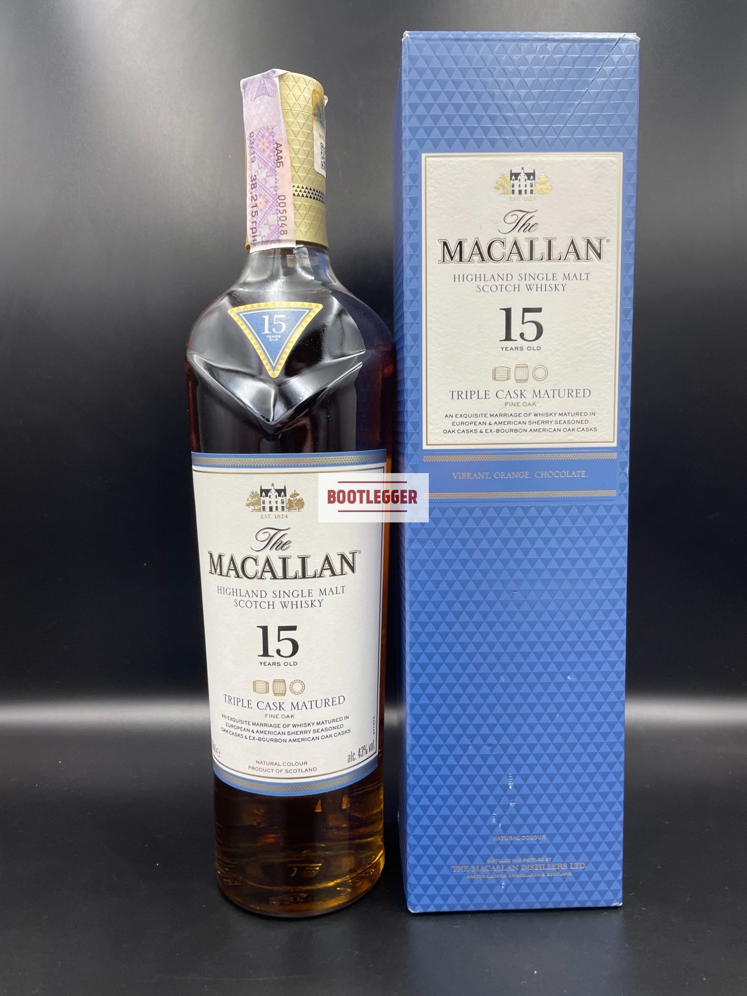 Купить виски Macallan 15 Years Old Triple Cask 0,7л - Интернет-магазин ...